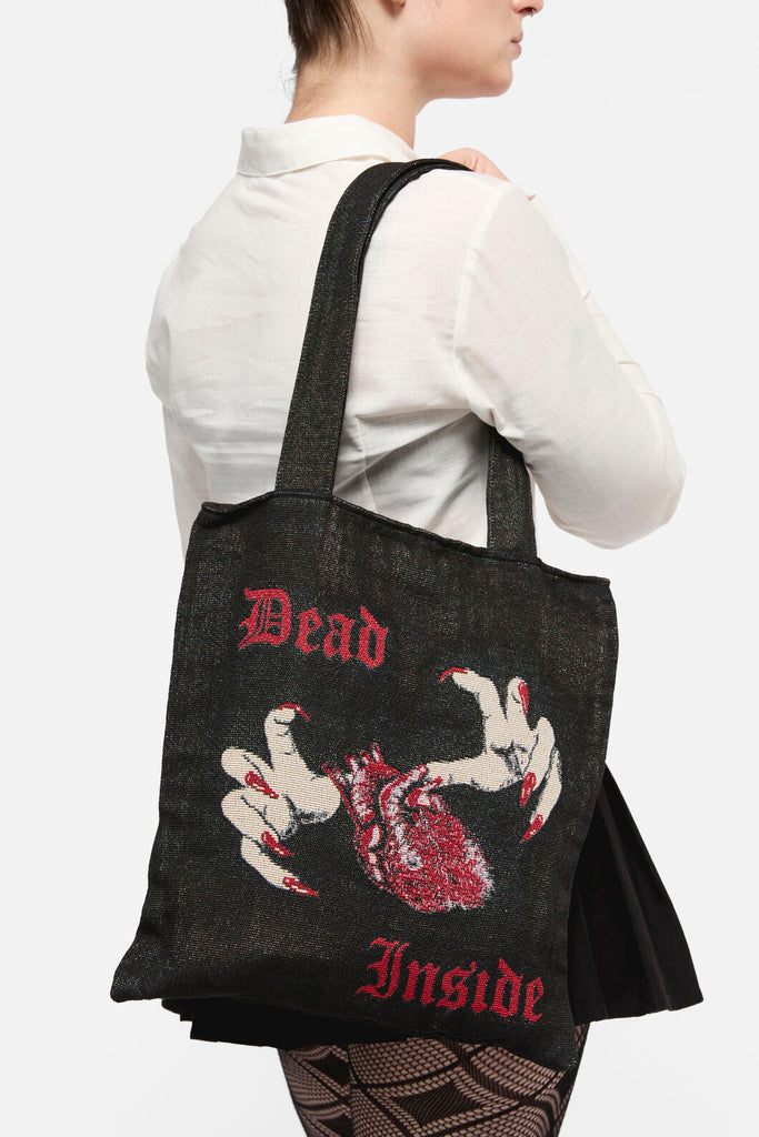 Dead Inside Woven Tote – Dangerfield