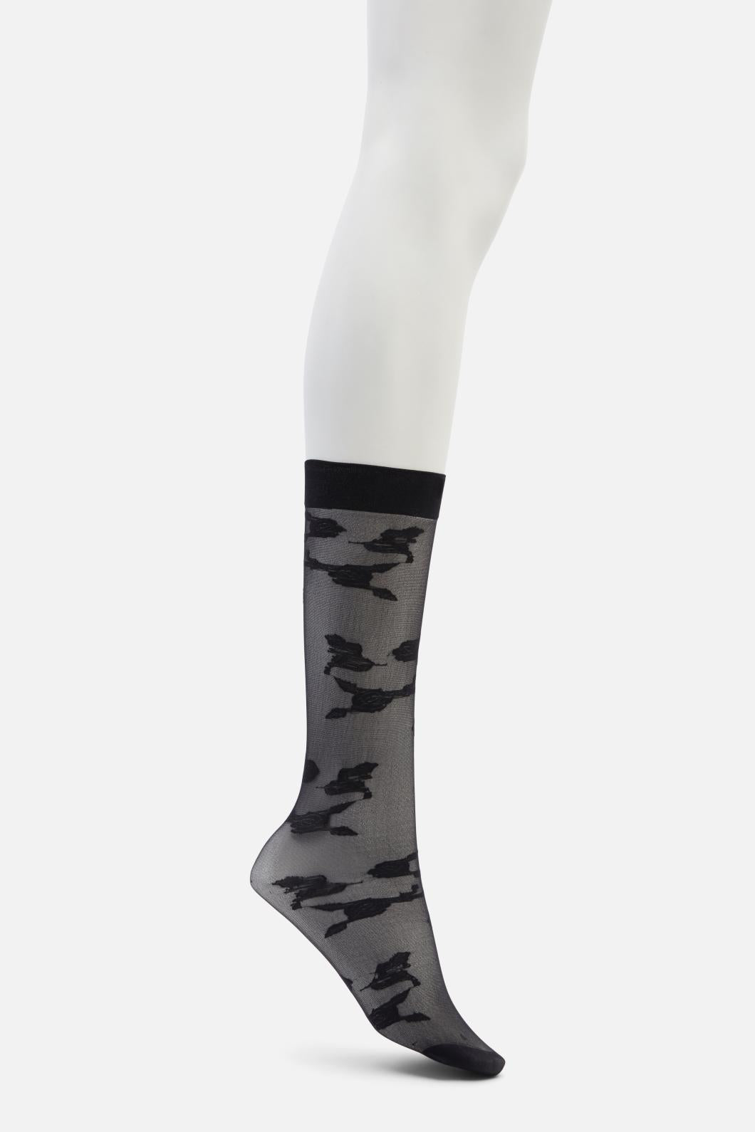 Rose & Sheer Knee Socks – Dangerfield