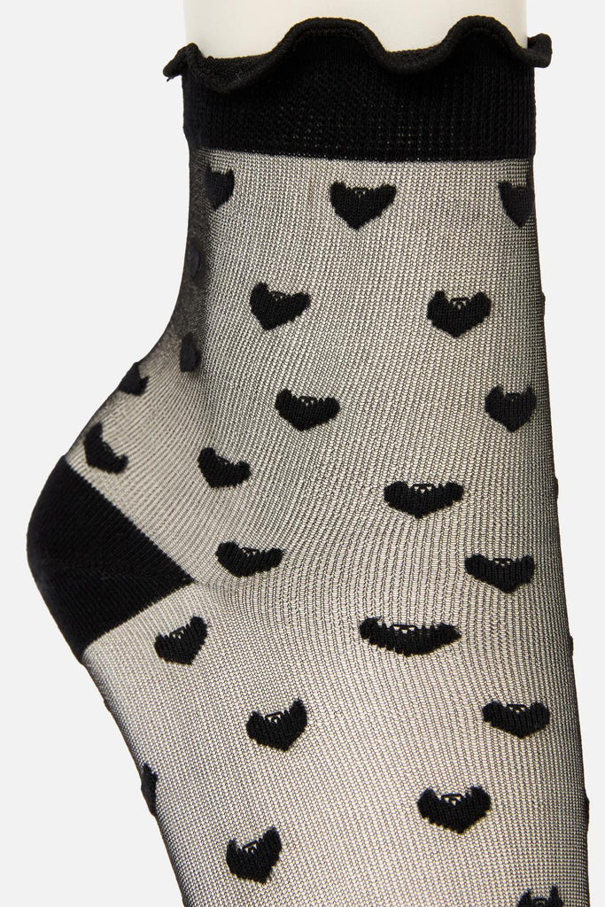 Sheer Hearts Socks – Dangerfield