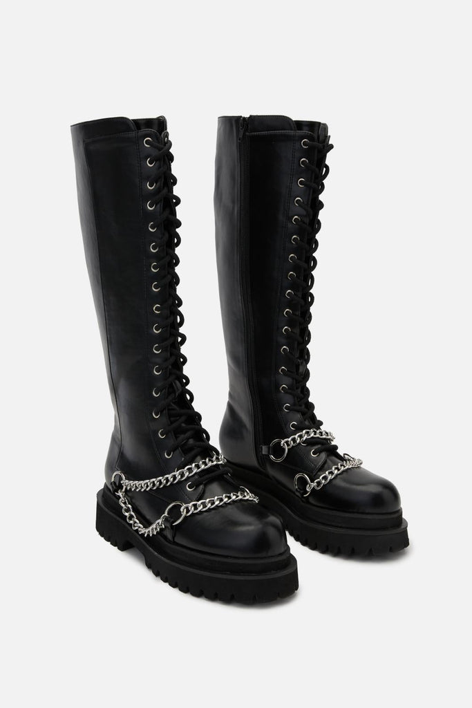 Chain Knee High Boot – Dangerfield