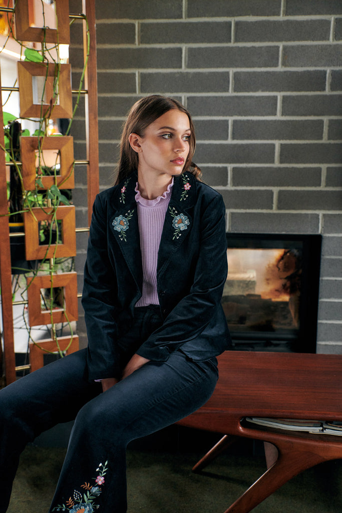 Agnes Velvet Blazer – Dangerfield