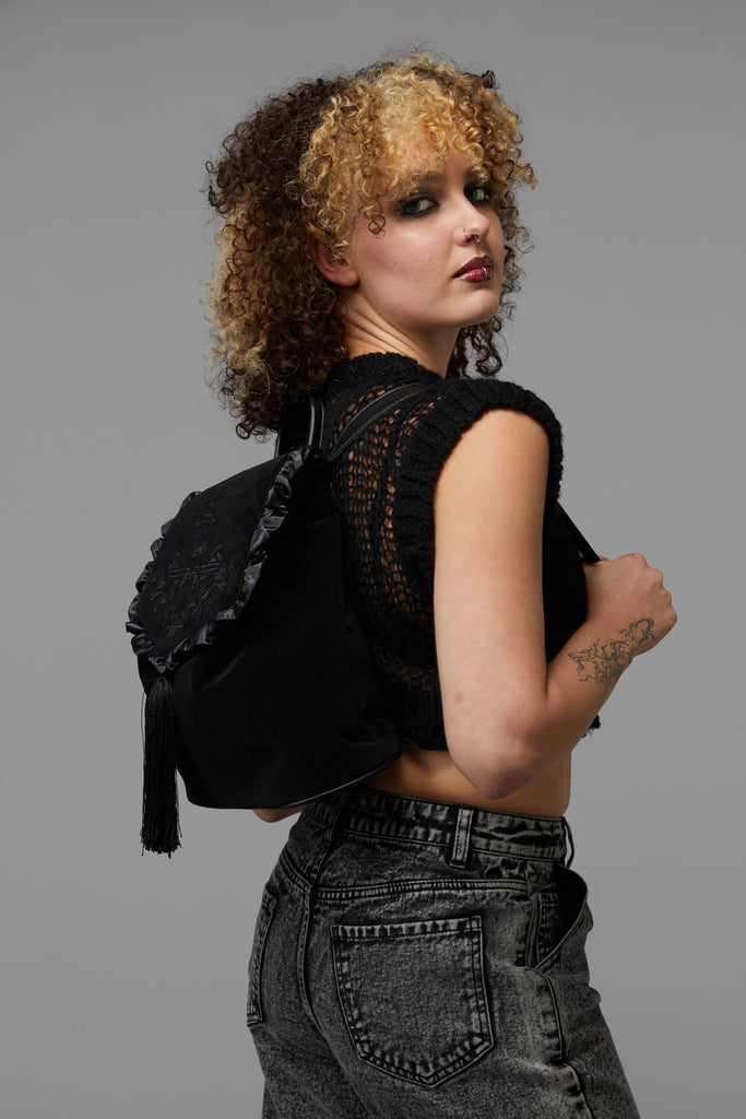 Gothic Velvet Backpack – Dangerfield