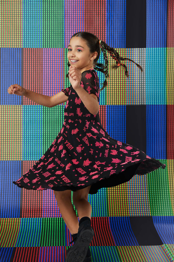 Game Over Kids Mesh Dress – Dangerfield