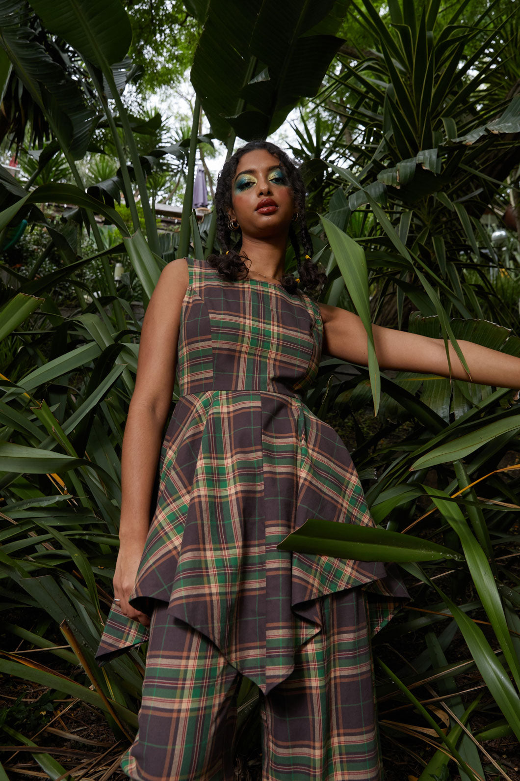 Triassic Tartan Handkerchief Pinny – Dangerfield