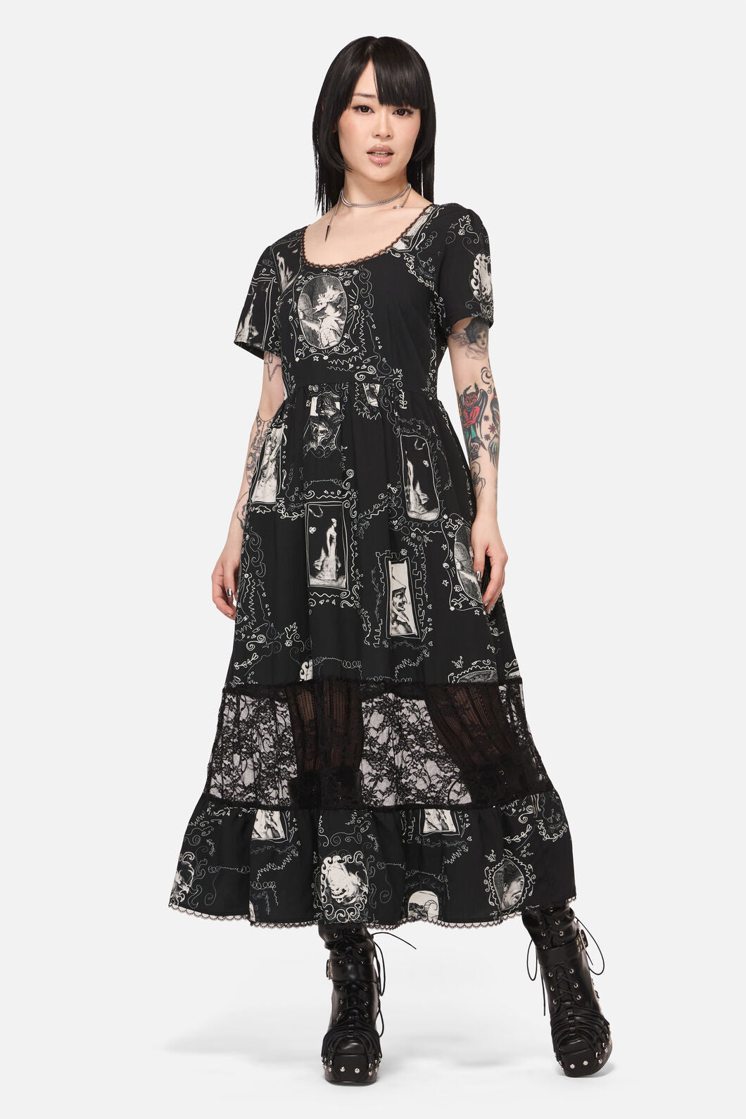 Holy Thursday Goth Midi Dress – Dangerfield
