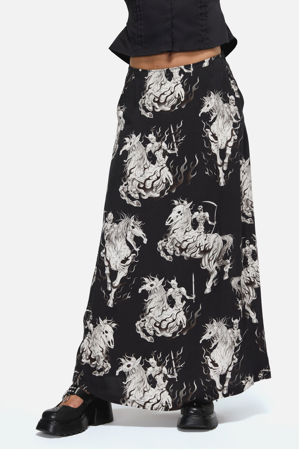 Apocalypse Goth Midi Skirt – Dangerfield