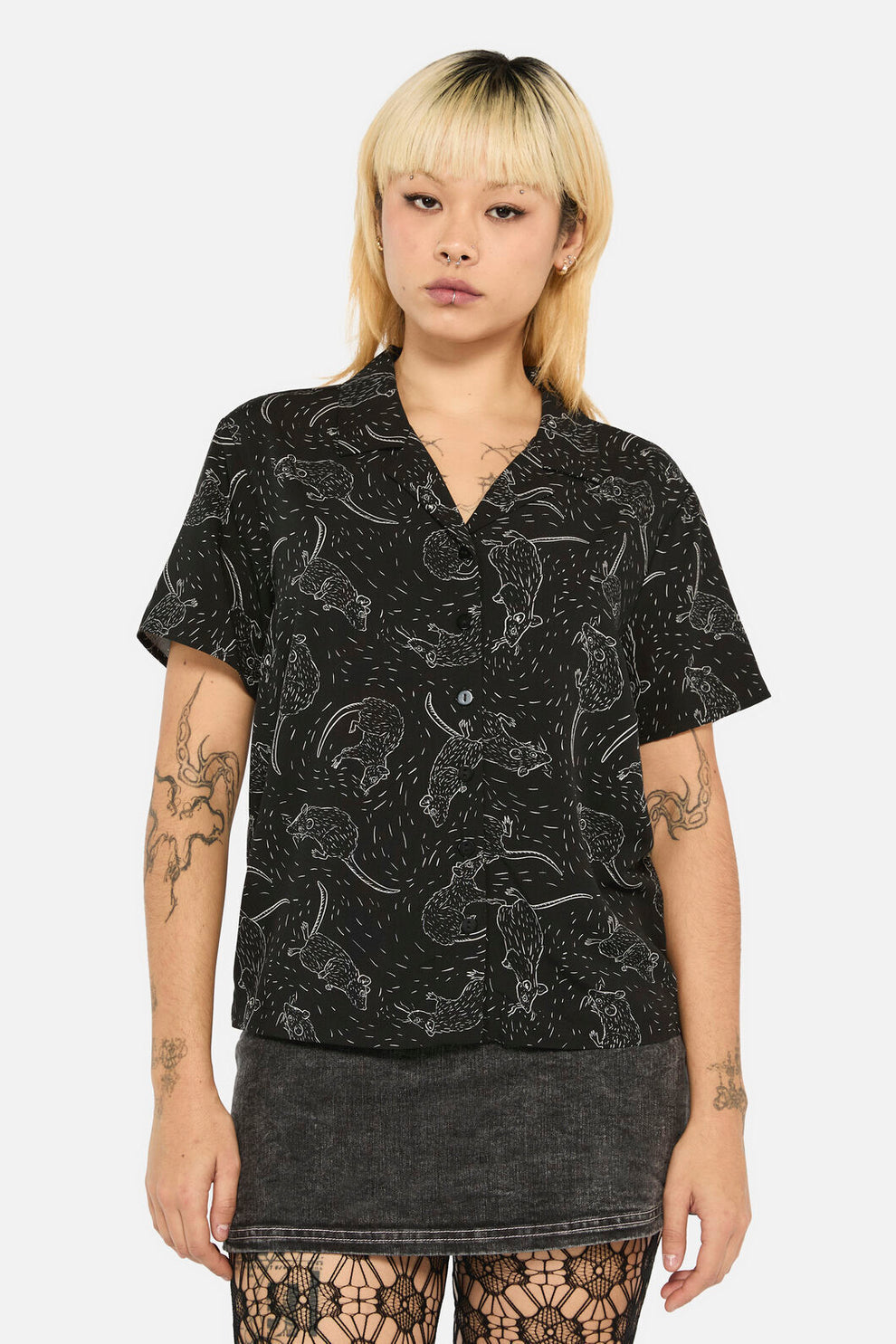 Ratbag Short Sleeved Grunge Blouse – Dangerfield