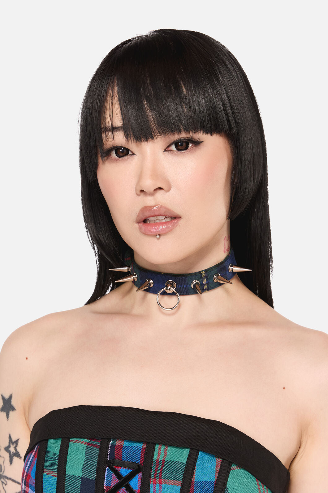 Diablo Goth Tartan Choker – Dangerfield