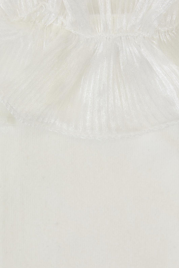 White Double Ruffle Socks – Dangerfield