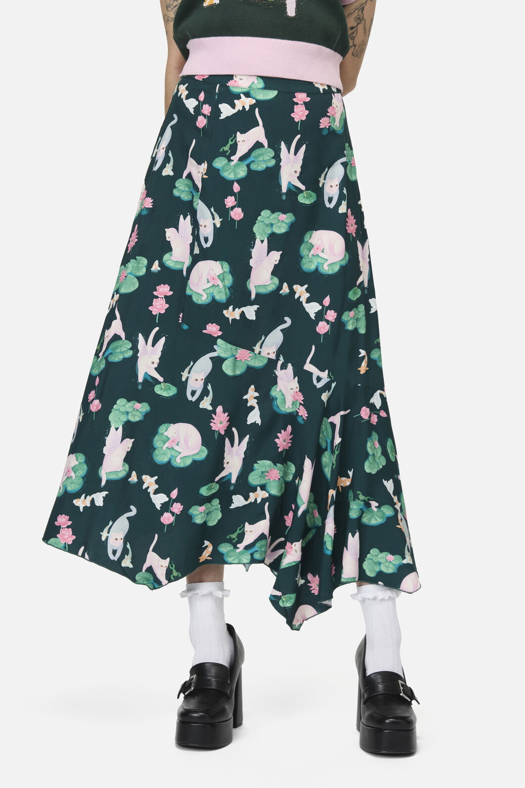 Lilycat Cottagecore Midi Skirt – Dangerfield