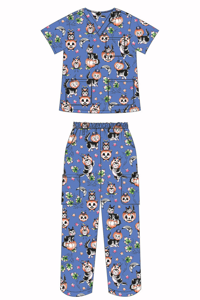 Pumpkin Kitty Scrub Set – Dangerfield