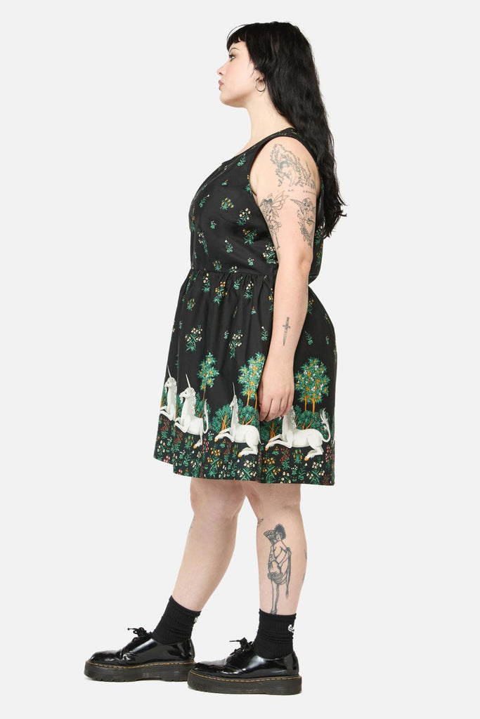 Curve Heraldry Border Dress – Dangerfield