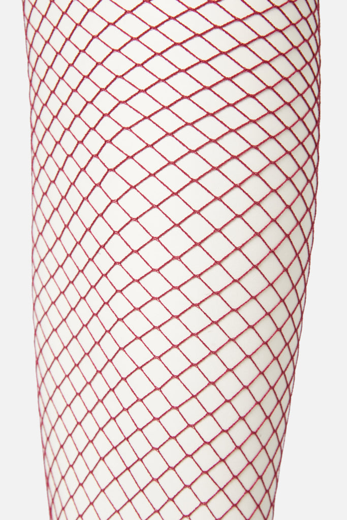 Burgundy Fishnets – Dangerfield