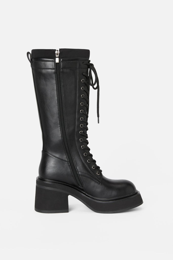 Knee High Lace Up Boot – Dangerfield