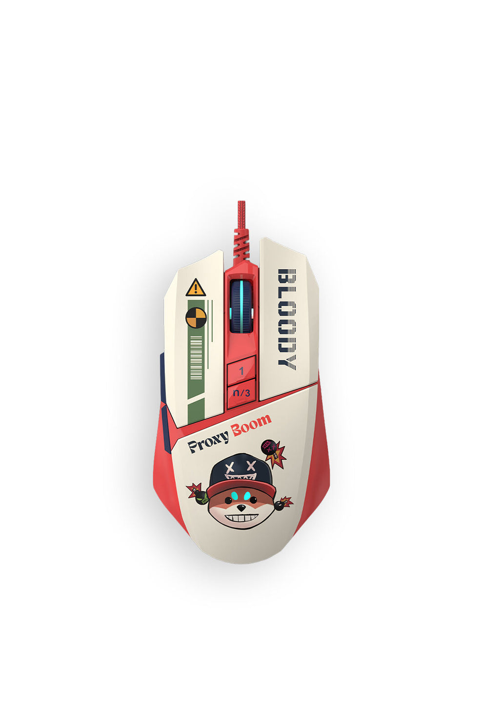 Bloody W63 Max Proxy Boom Compact RGB Animation 12,000 CPI Gaming Mouse ...