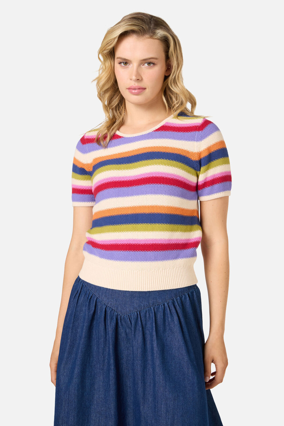 Perri Stripe Knit Top – Dangerfield