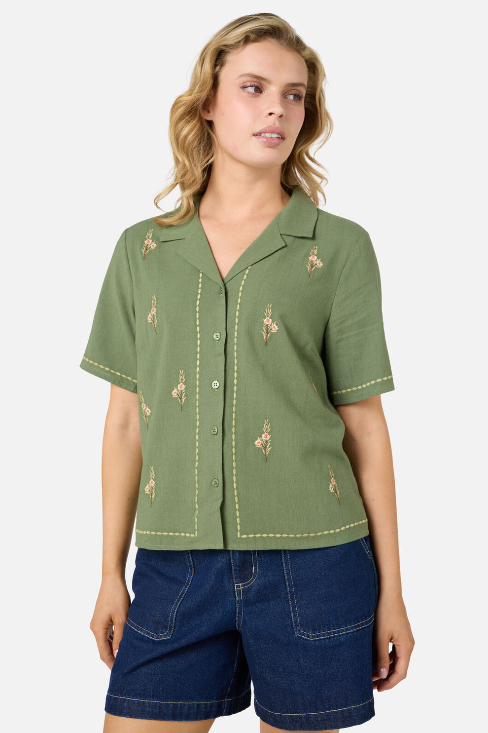 Eva Embroidered Shirt – Dangerfield