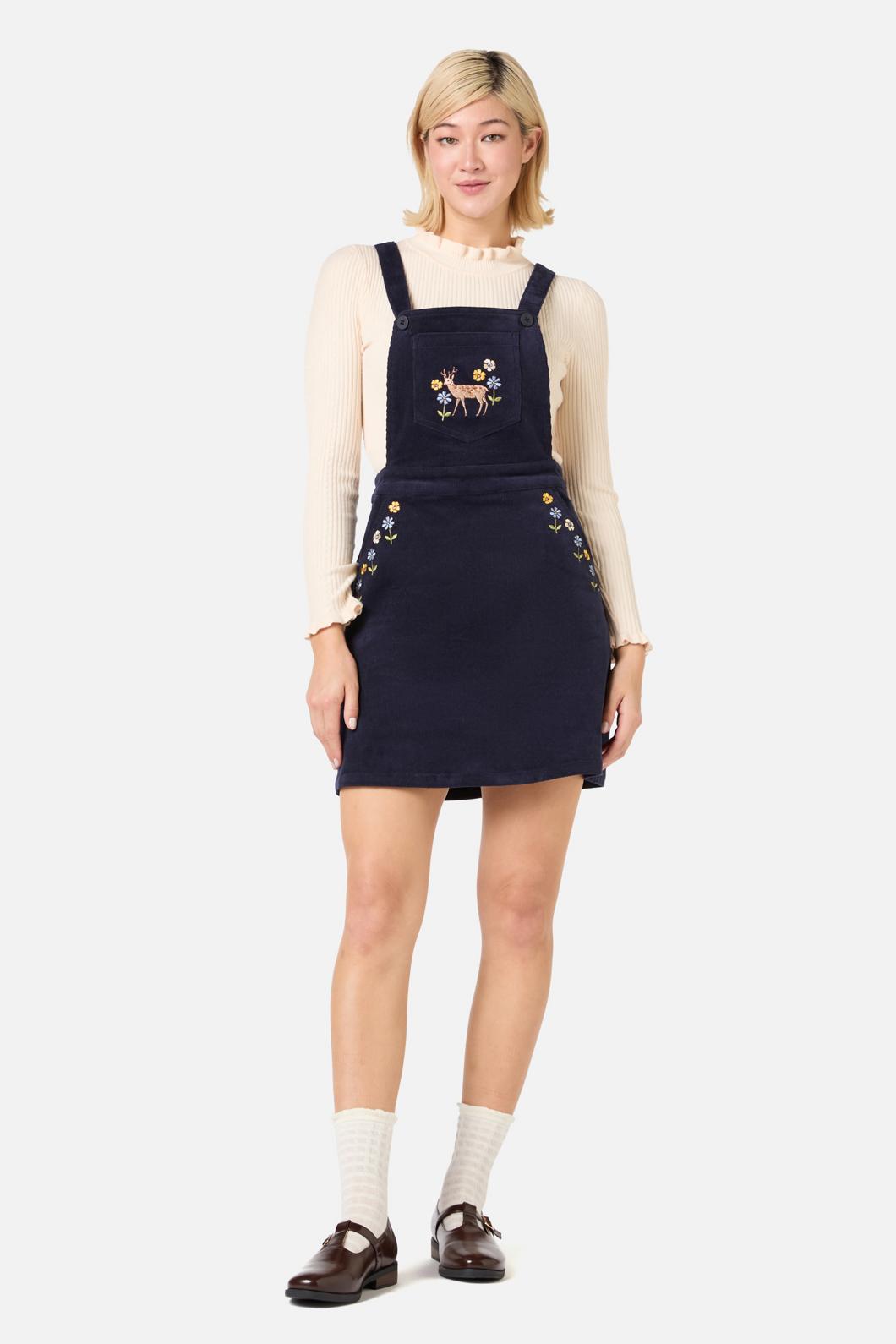Deer Embroidered Cord Pinny – Dangerfield