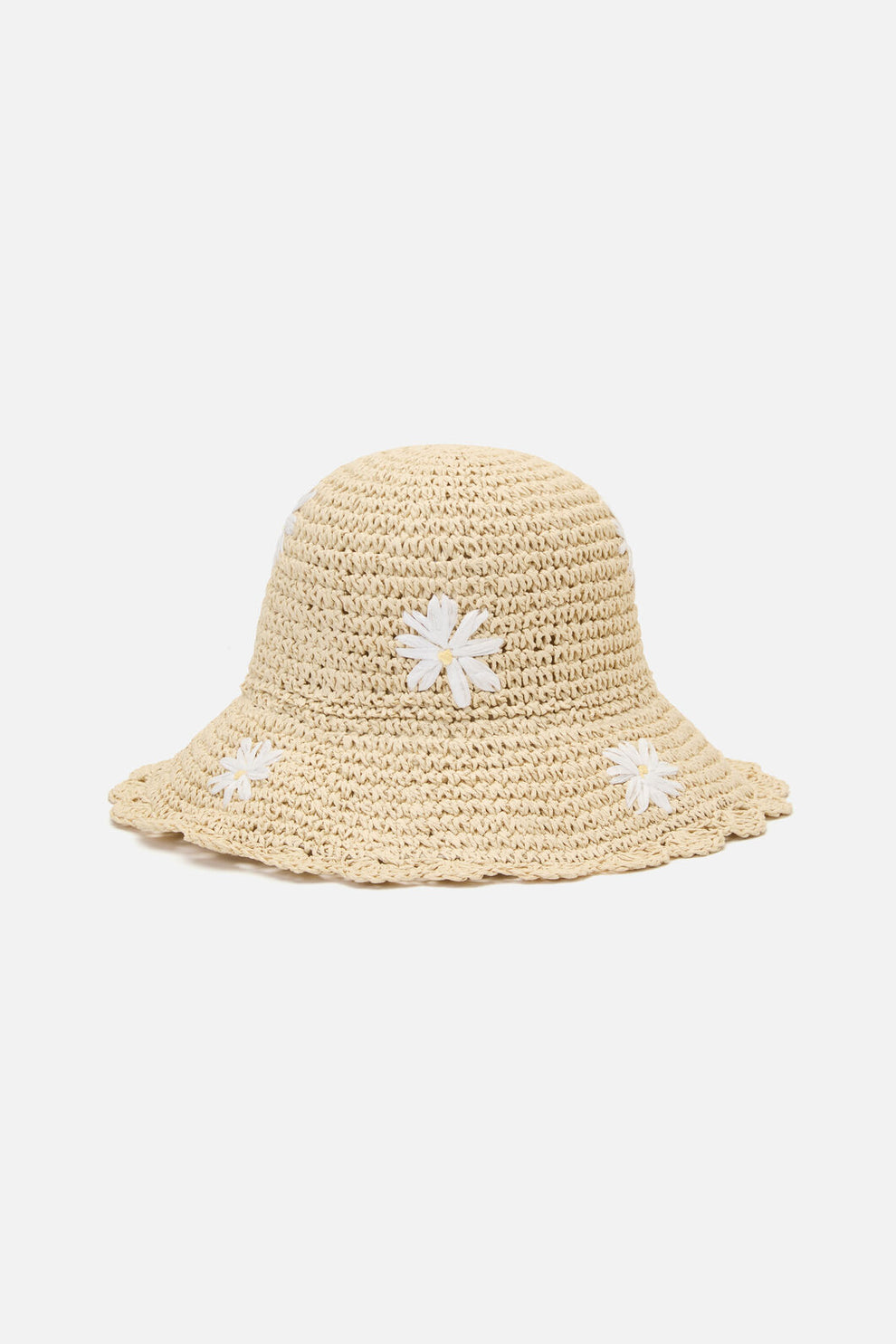 Daisy Embroidery Straw Hat – Dangerfield