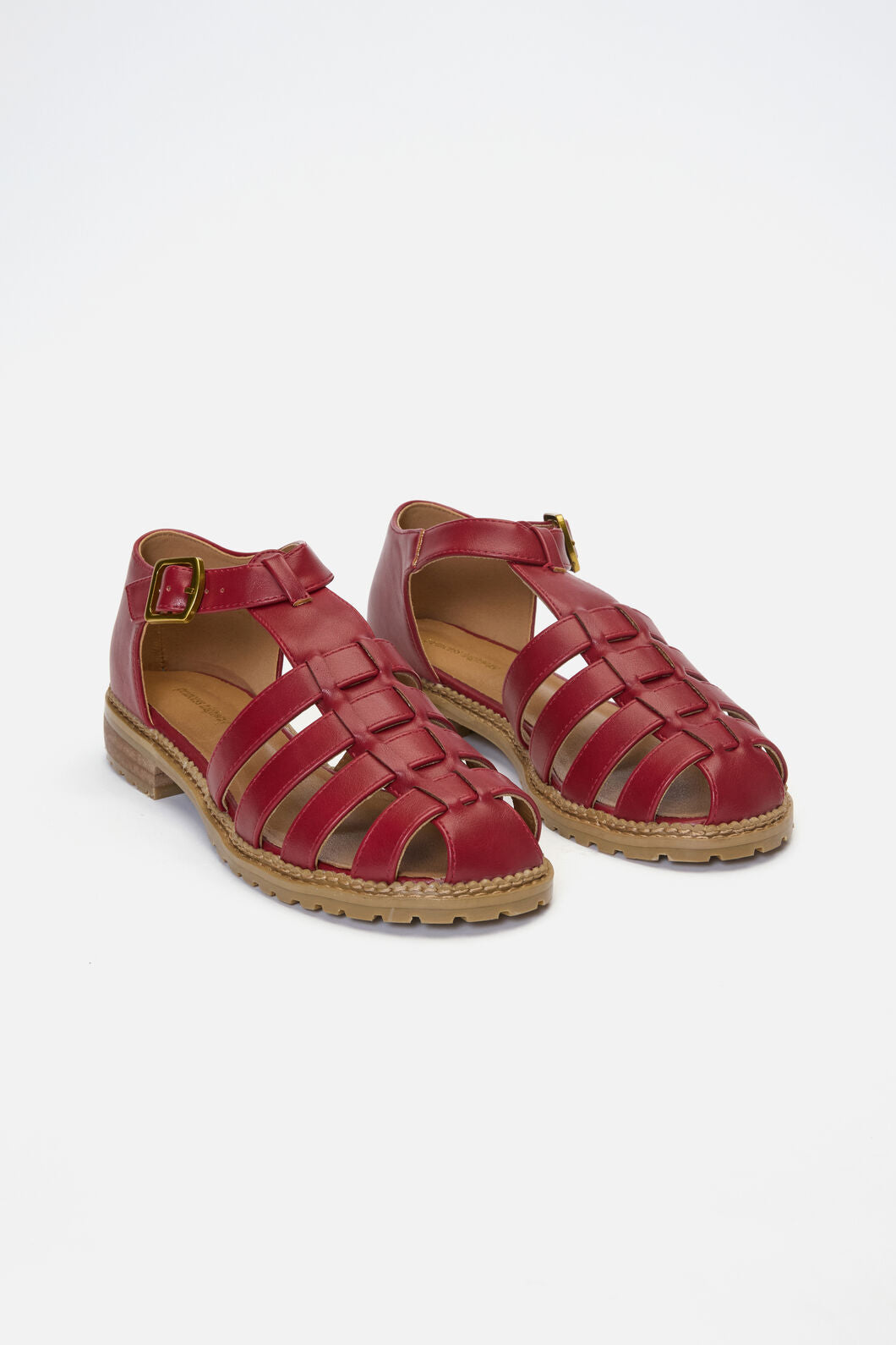 Dark Red Classic Sandal – Dangerfield