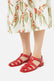 Red Closed Toe Sandals – Dangerfield