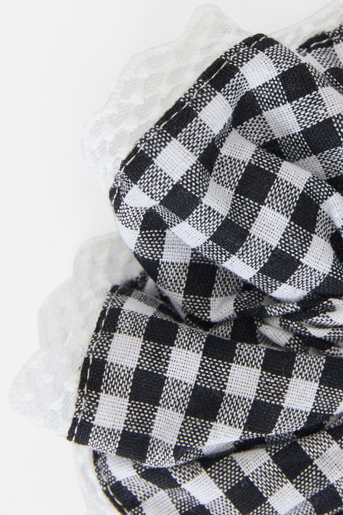 Check Lace Scrunchie – Dangerfield