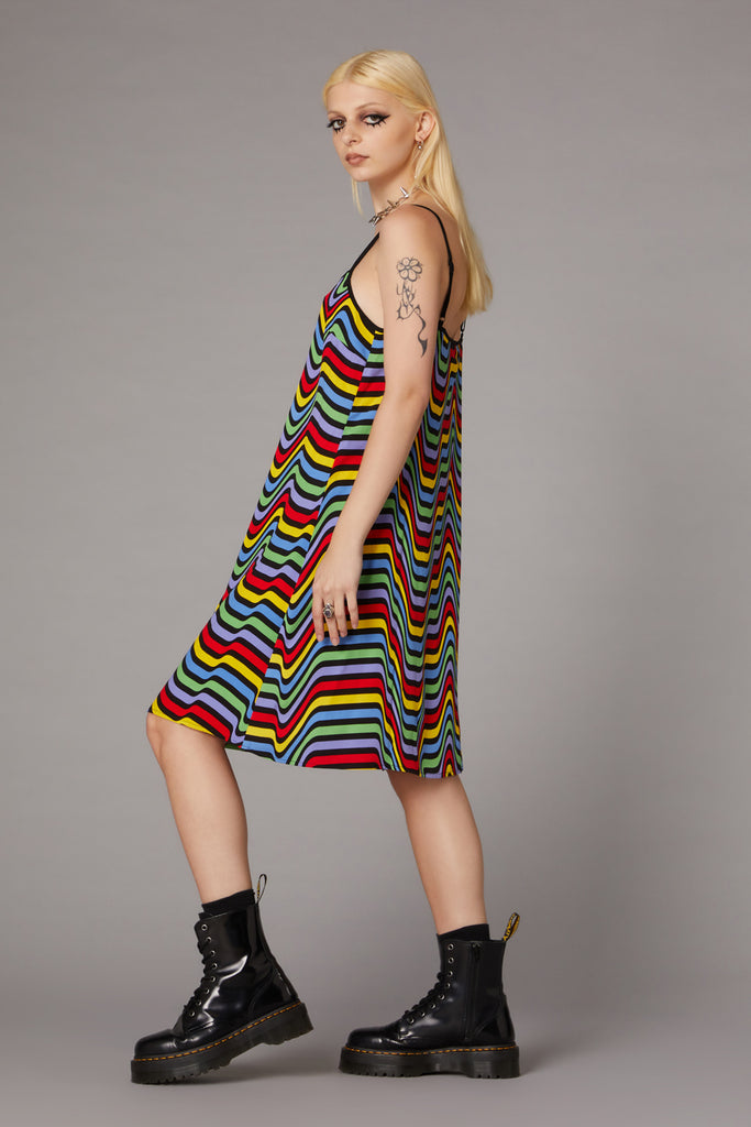 Dangerfield - Warped Print Dress