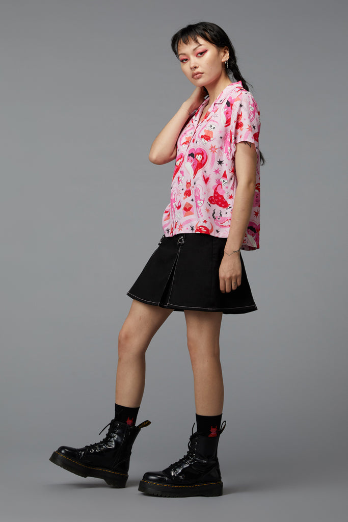 Devil Dance Party Blouse – Dangerfield