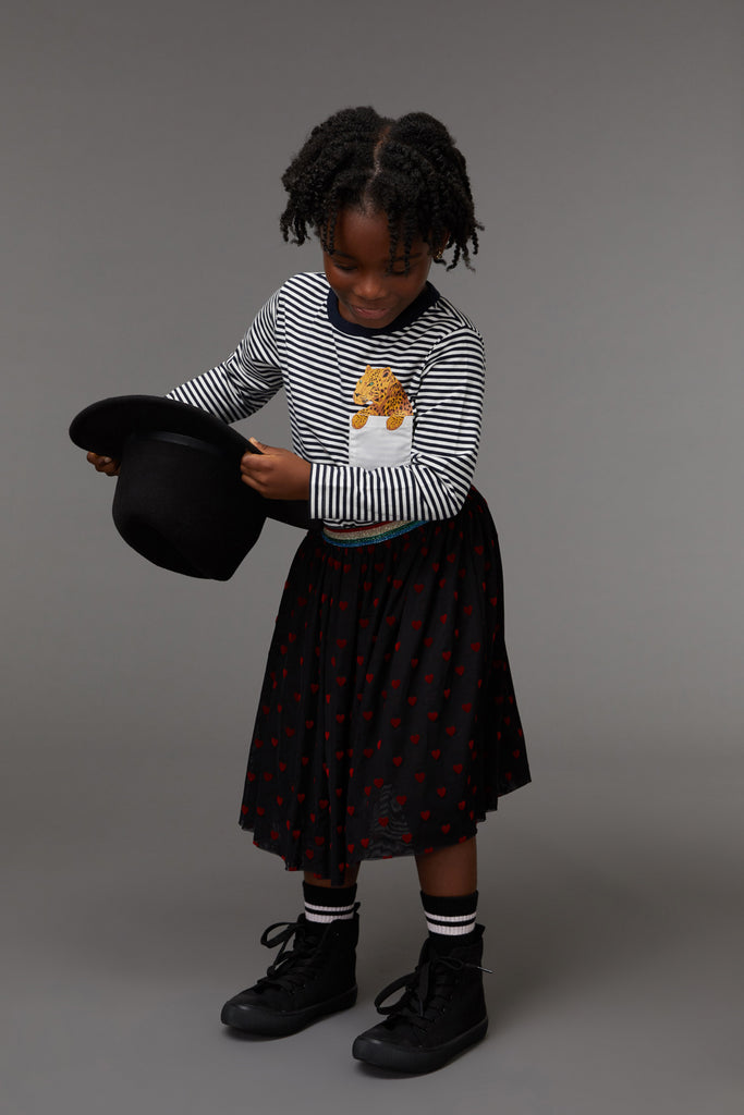 Dangerfield - Flock Heart Skirt