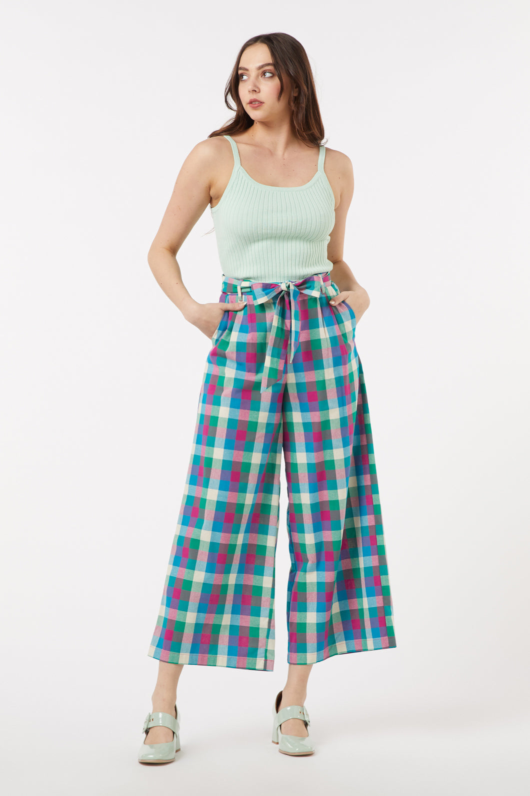 Karla Check Pant – Dangerfield