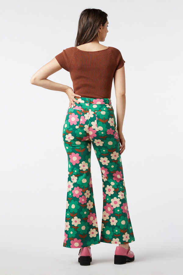 Renee Floral Flare Jean – Dangerfield