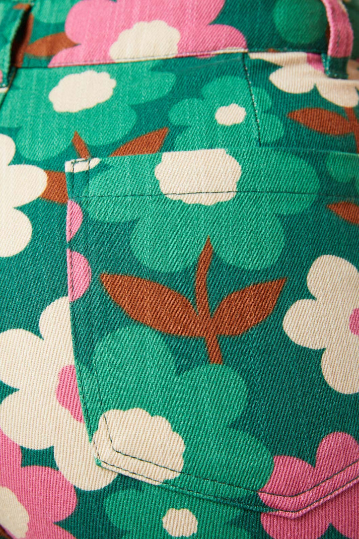 Renee Floral Flare Jean – Dangerfield